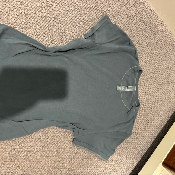 SKIMS | Tops | Skims Blue Crew Neck Tshirt M | Poshmark